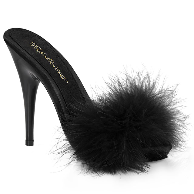 Fabulicious Poise-501F in Black – Pleaser Shoes
