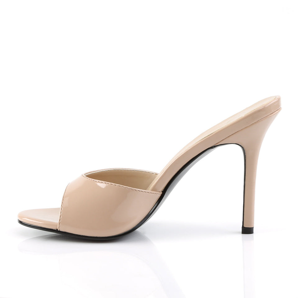 Pleaser Classique-01 in Beige – Pleaser Shoes