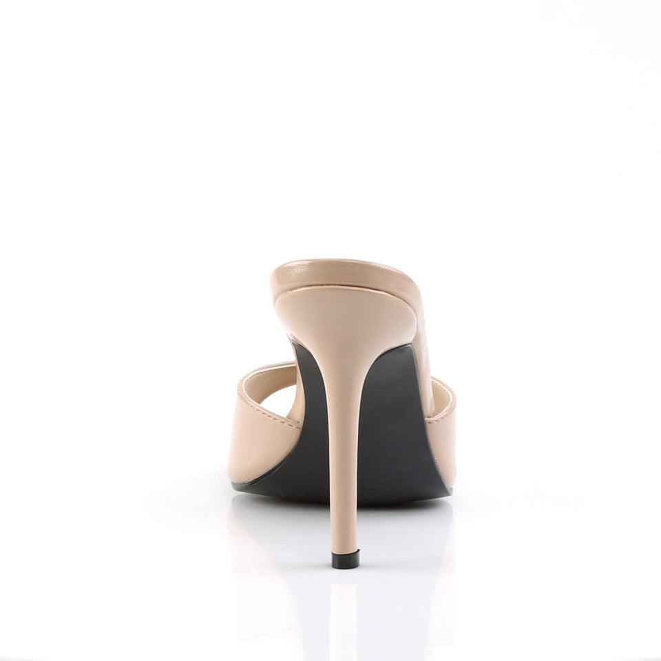 Pleaser Classique-01 in Beige – Pleaser Shoes