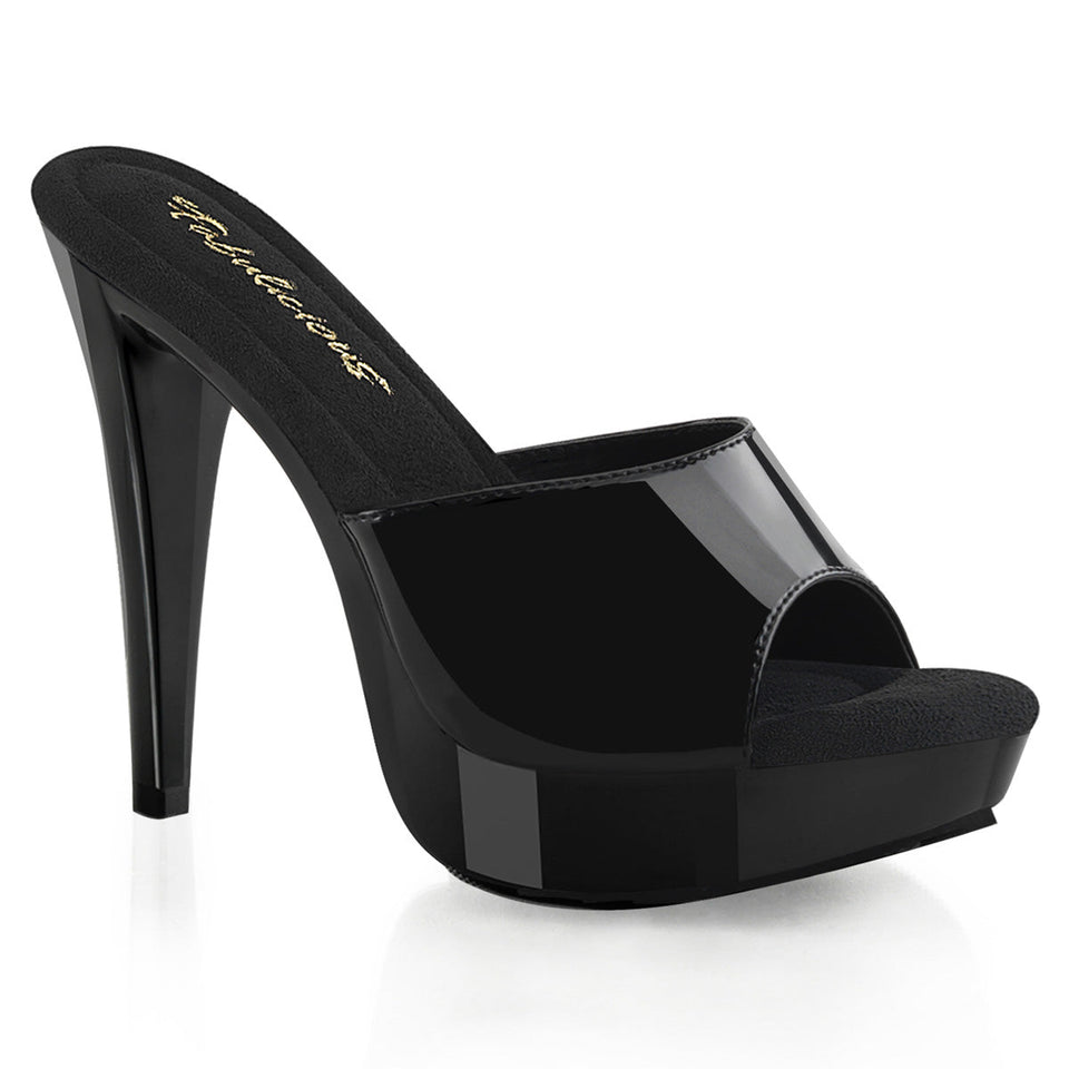 Fabulicious Cocktail-501 in Black – Pleaser Shoes