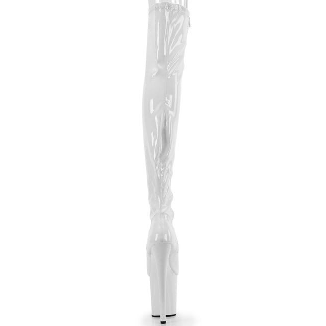 Pleaser Flamingo-3000 in White – Pleaser Shoes