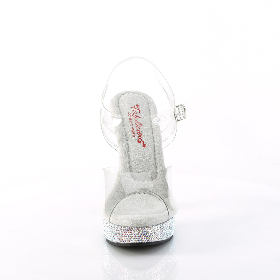 Fabulicious Majesty-508DM in Clear – Pleaser Shoes
