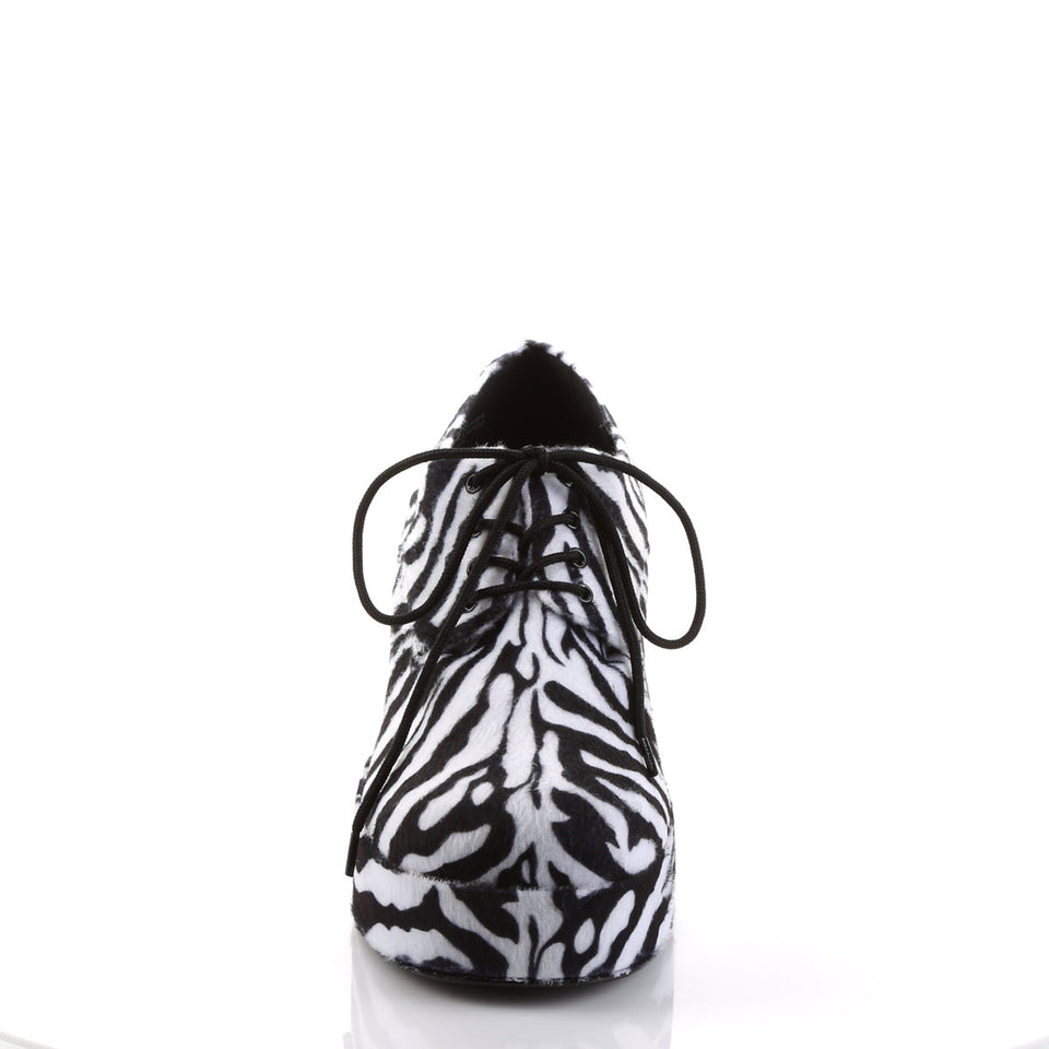 Funtasma Pimp-02 in Black/Animal – Pleaser Shoes
