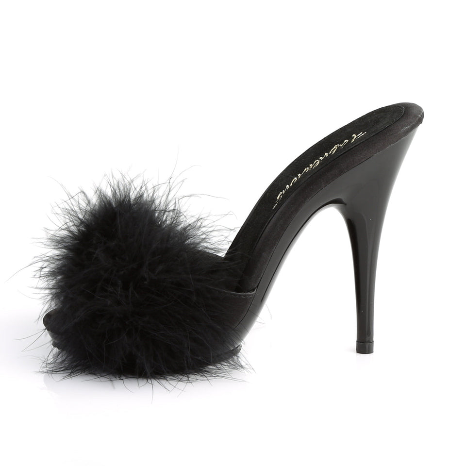 Fabulicious Poise-501F in Black – Pleaser Shoes