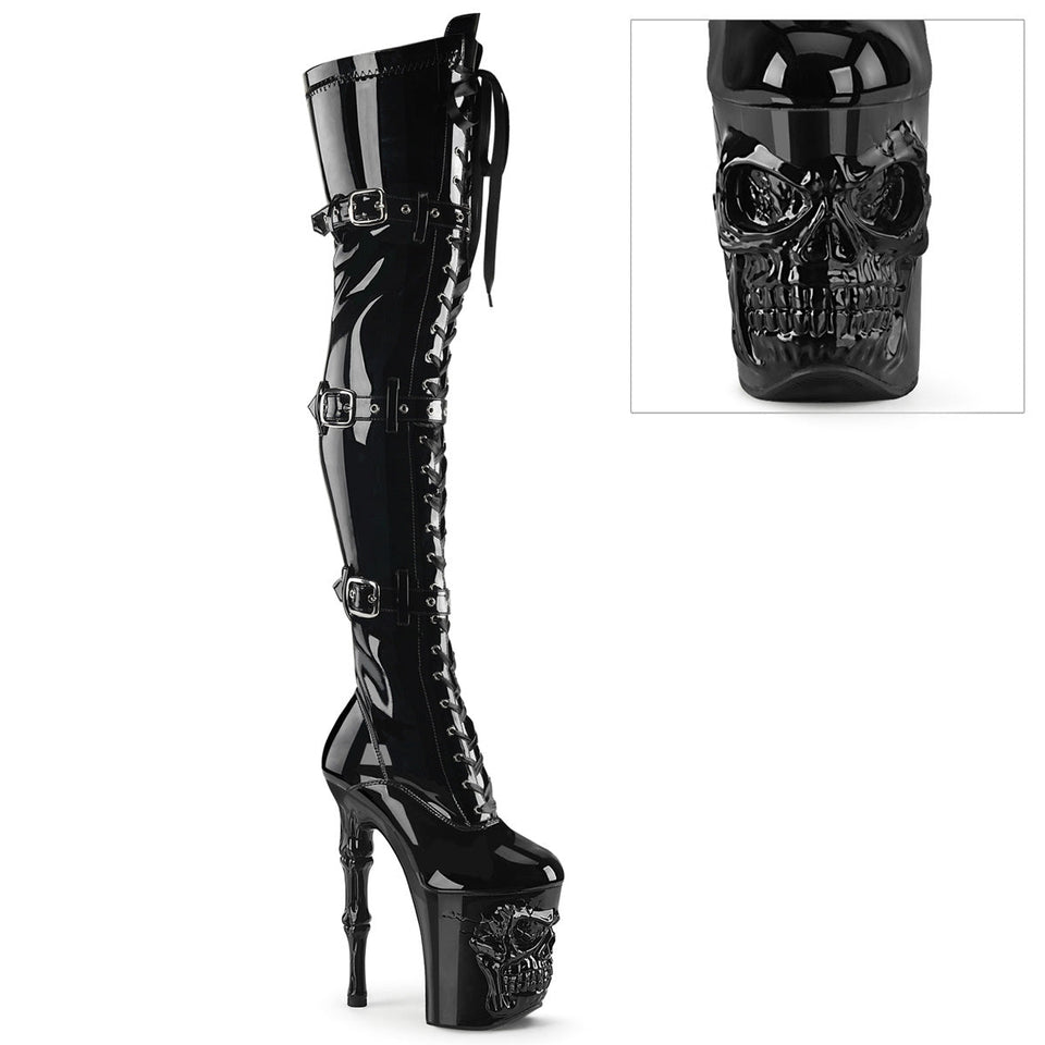 Pleaser Rapture-3028 in Black – Pleaser Shoes