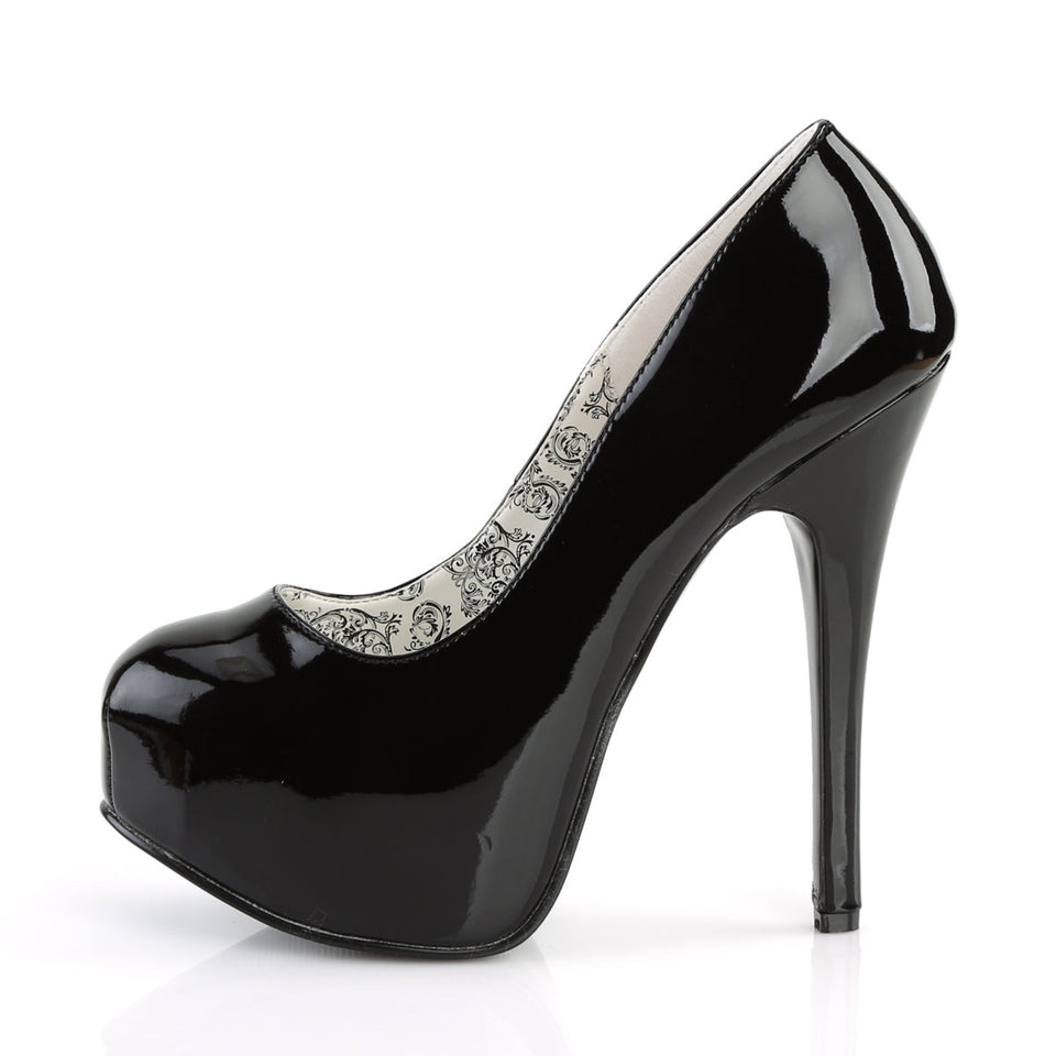 Bordello Teeze-06 in Black – Pleaser Shoes